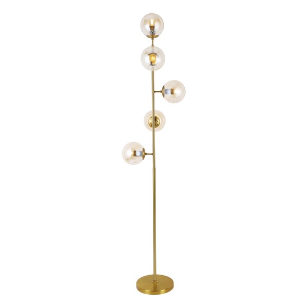 Podna lampa F7031-5F BK+WH | Cormel d.o.o.