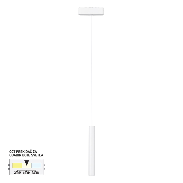 LED magnetna visilica CCT ULTRA SLIM FMS4001-10 WH | Forma Rasveta